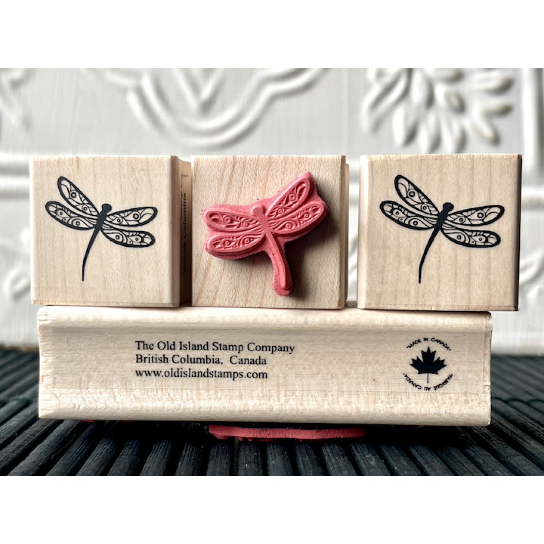 Tiny Dragonfly Rubber Stamp from The Old Island Stamp Company